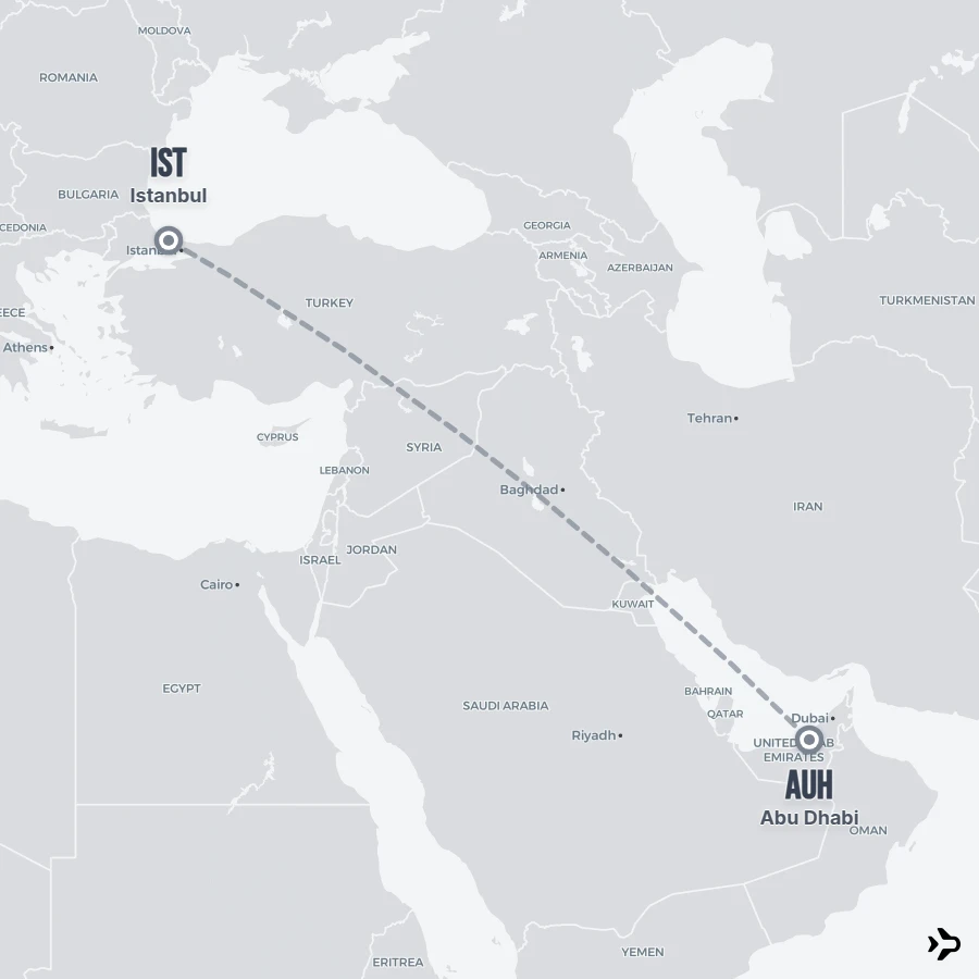 Istanbul To Abu Dhabi Flights