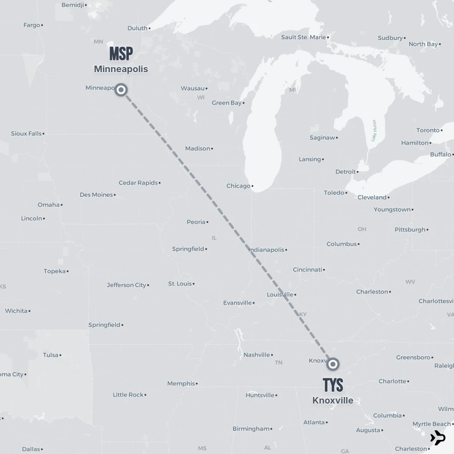 Minneapolis To Knoxville Flights
